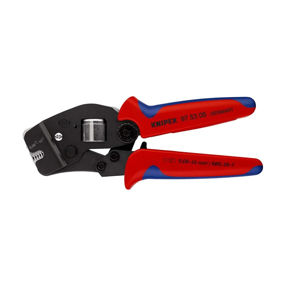 KNIPEX Samopodešavajuća krimp klešta za hilzne 0.08-10mm² blister pakovanje – 97 53 08 SB