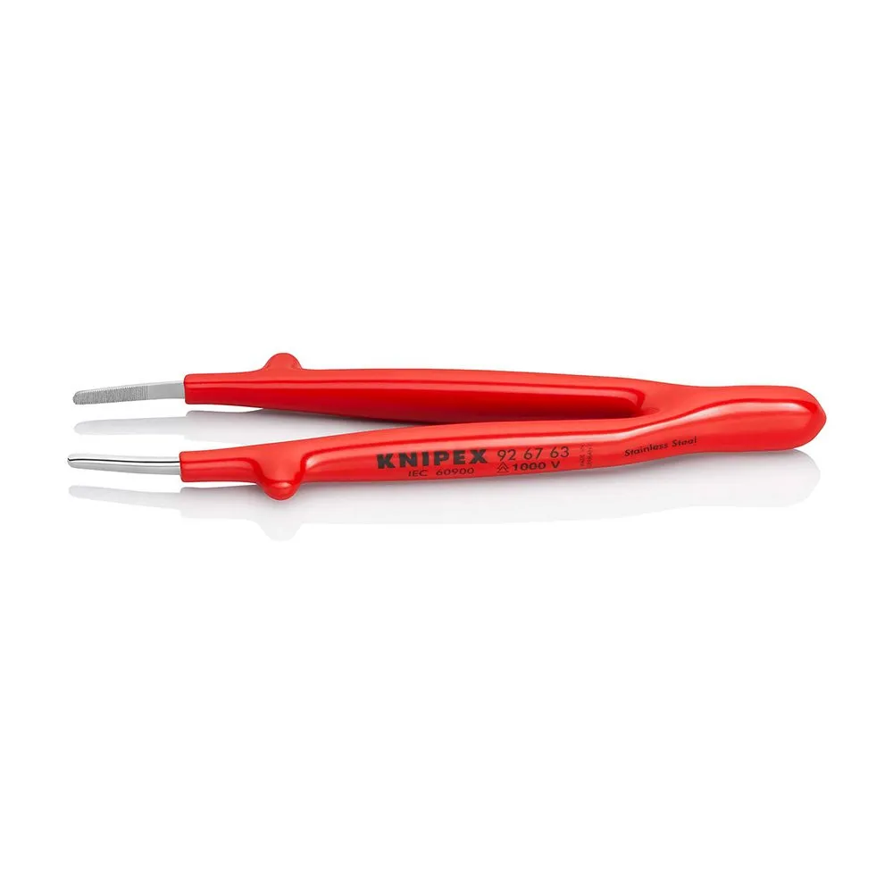 KNIPEX Precizna pinceta – tupa 1000V VDE 145mm izolovana – 92 67 63