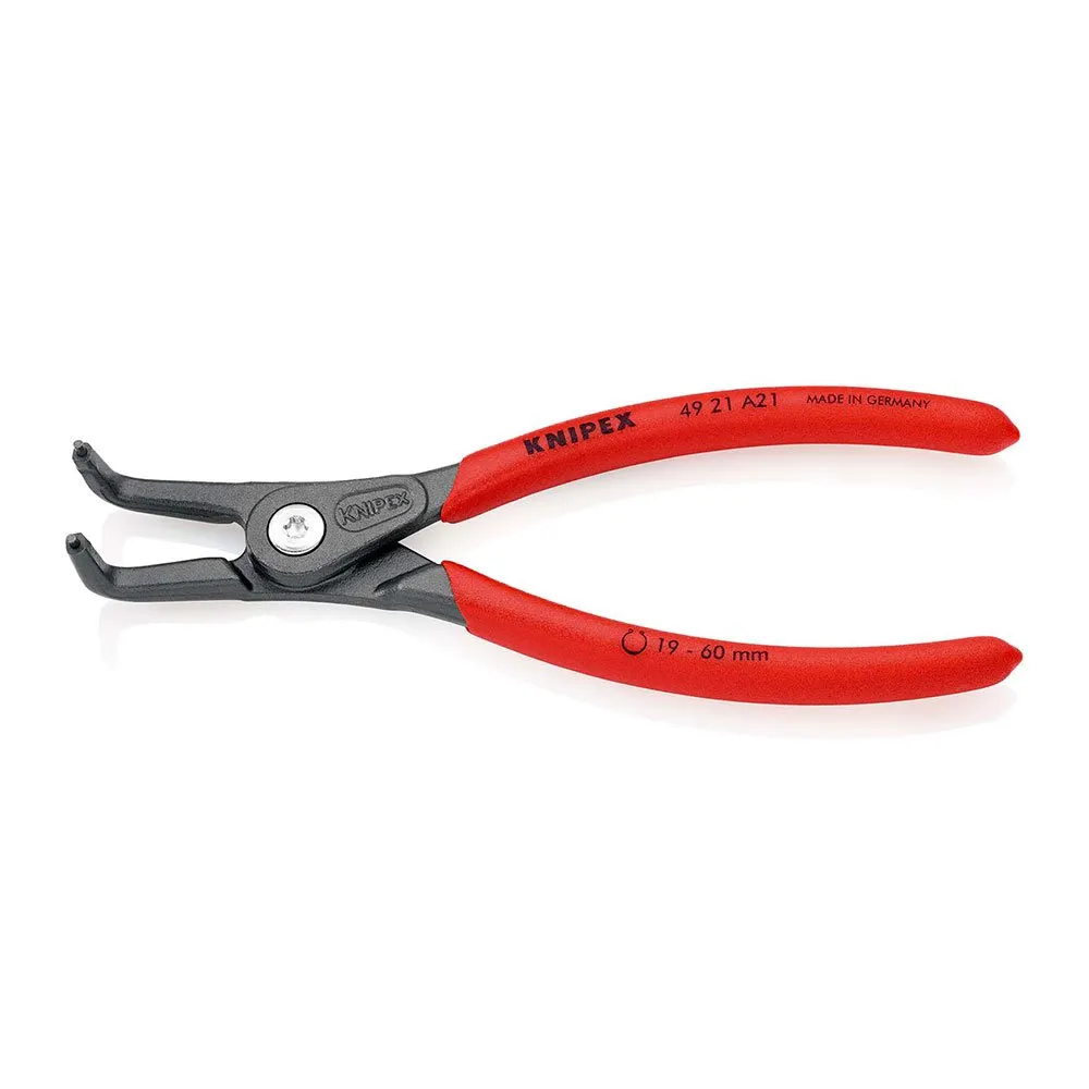 KNIPEX Precizna klešta za spoljašnje sigurnosne prstenove 165mm blister pakovanje – 49 21 A21 SB