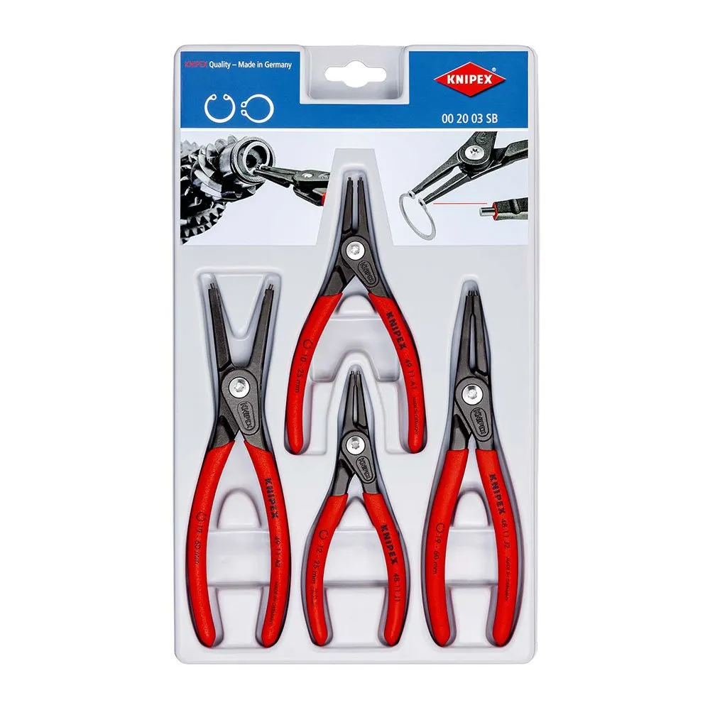 KNIPEX Precizna klešta za Seger osigurače set 4/1 – 00 20 03 SB