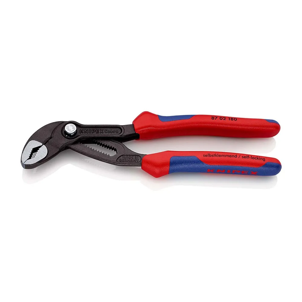 KNIPEX Papagaj – cevna klešta Cobra® 180mm blister pakovanje – 87 02 180 SB