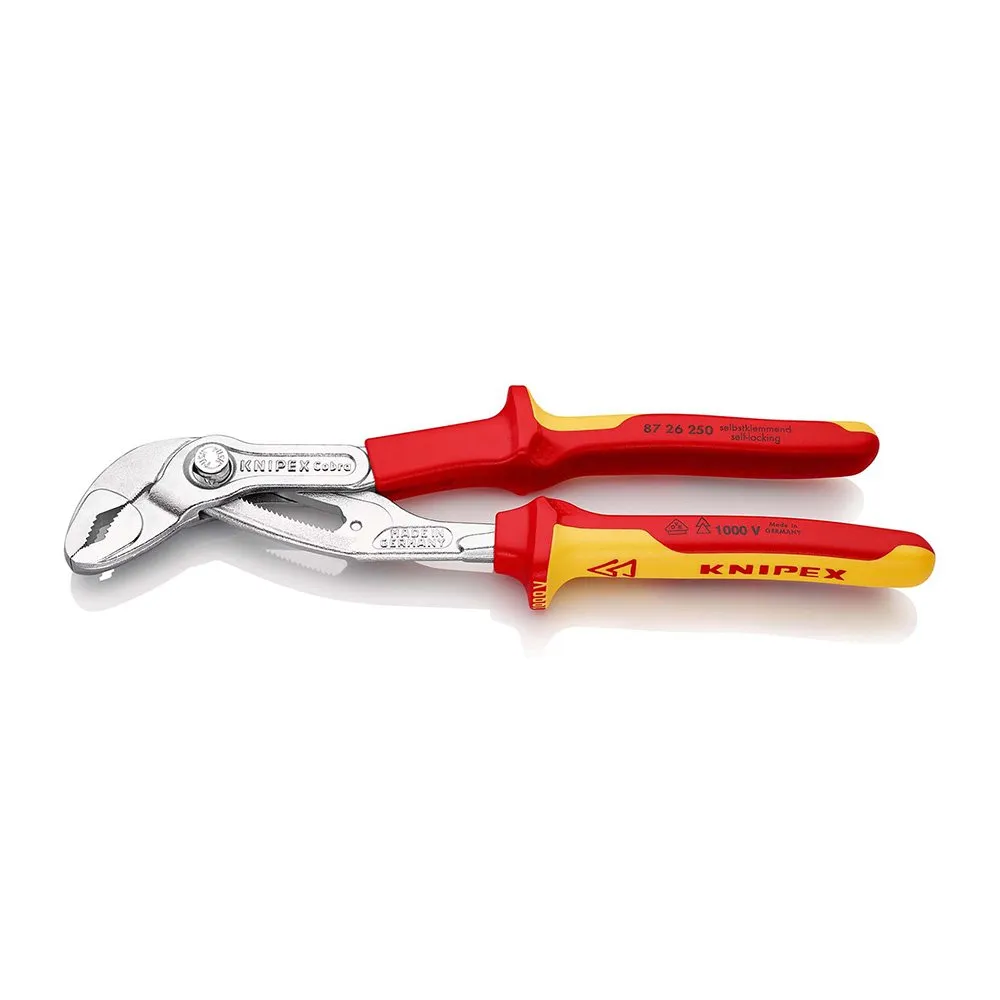 KNIPEX Papagaj – cevna klešta Cobra® 1000V VDE 250mm blister pakovanje – 87 26 250 SB