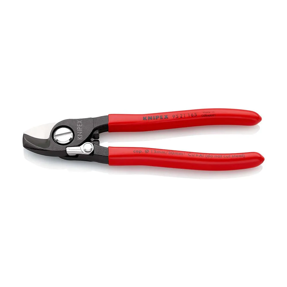 KNIPEX Makaze za kablove sa polugom za otvaranje 165mm blister pakovanje – 95 21 165 SB