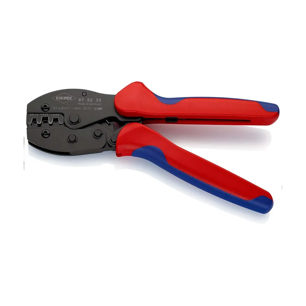 KNIPEX Krimp klešta PreciForce® za neizolovane otvorene konektore 0.5-6mm² blister pakovanje – 97 52 35 SB