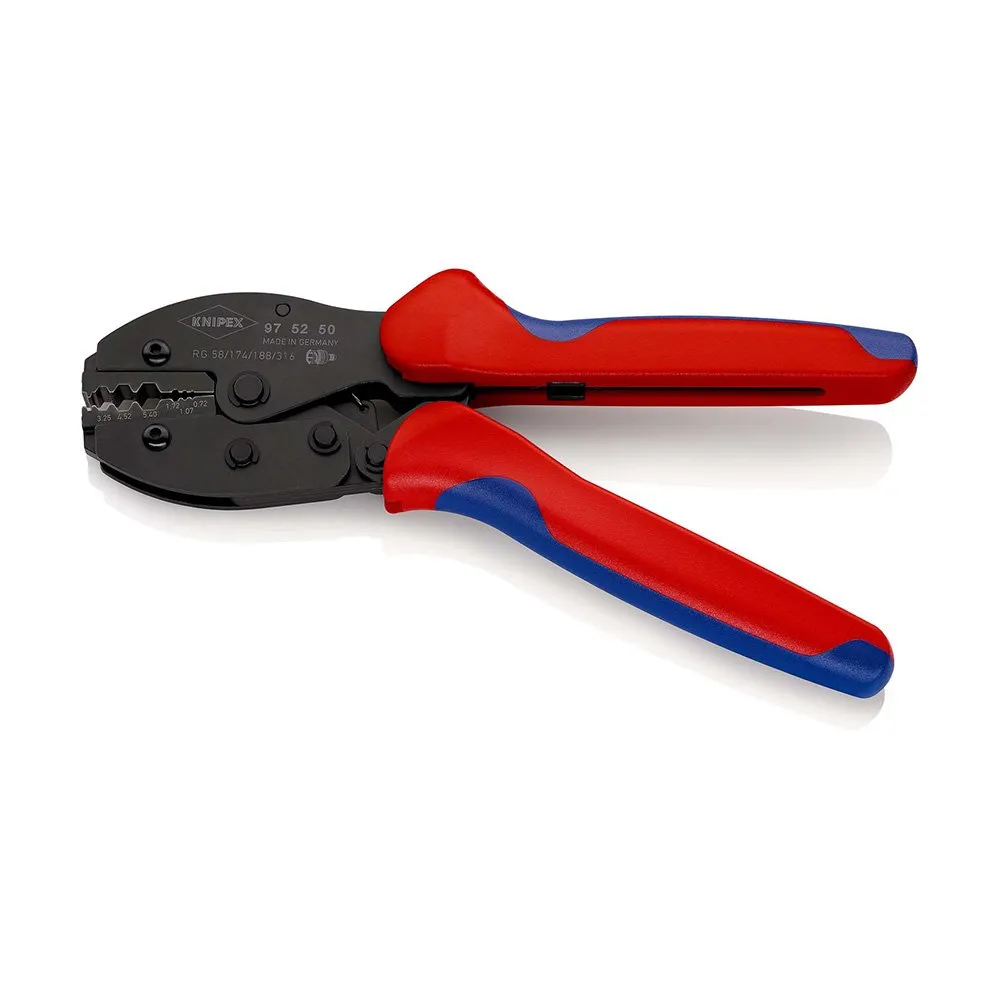 KNIPEX Krimp klešta PreciForce® za koaksijalne BNC konektore 220mm blister pakovanje – 97 52 50 SB