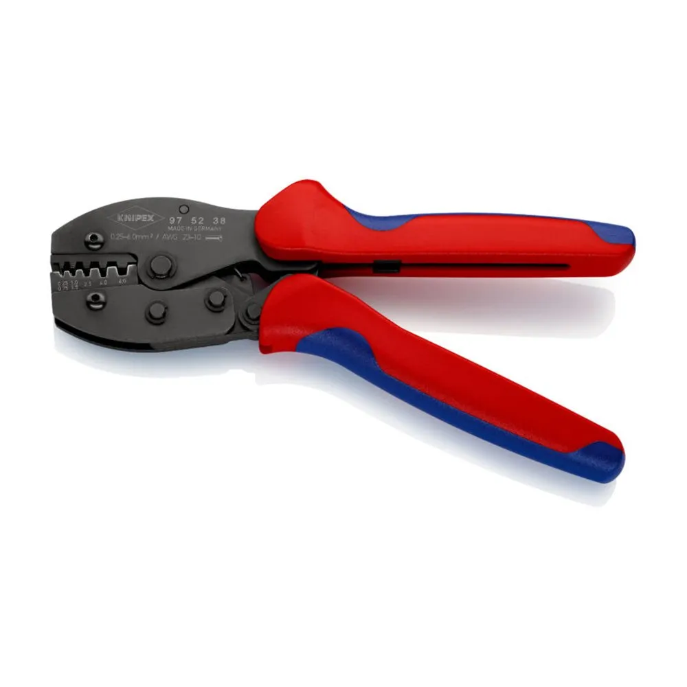 KNIPEX Krimp klešta PreciForce® za izolovane i neizolovane hilzne 220mm blister pakovanje – 97 52 38 SB