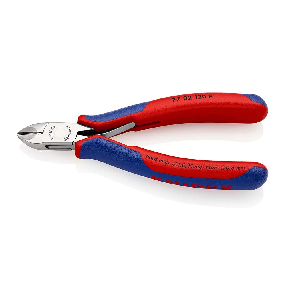 KNIPEX Kose sečice za elektroniku s umetnutom oštricom od tvrdog metala 120mm – 77 02 120 H