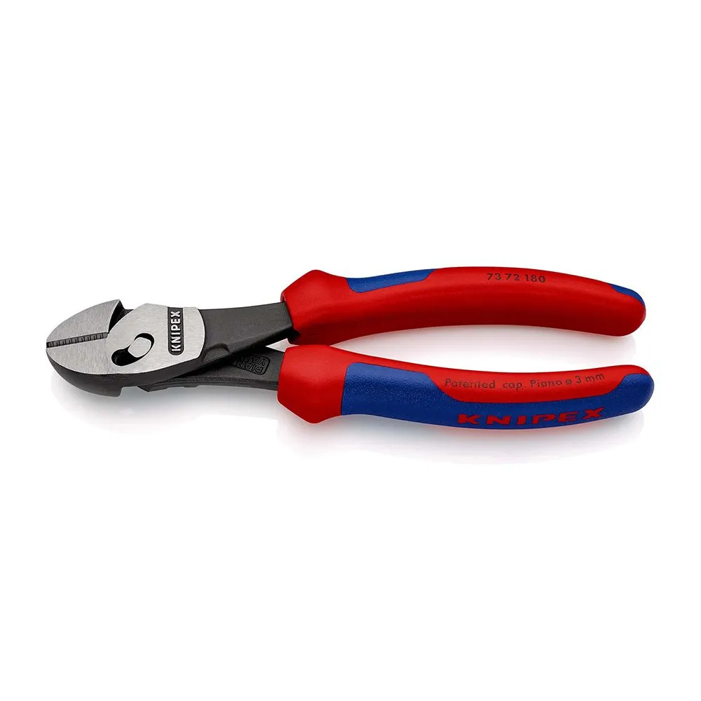 KNIPEX Kose sečice visokih performansi TwinForce® 180mm u blister pakovanju – 73 72 180 BK