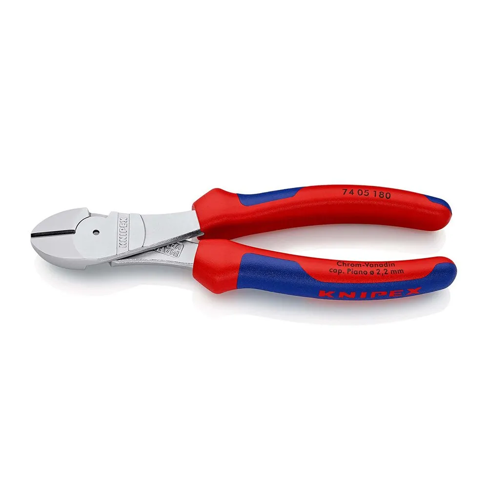 KNIPEX Kose sečice ojačane hromirane 180mm blister pakovanje – 74 05 180 SB