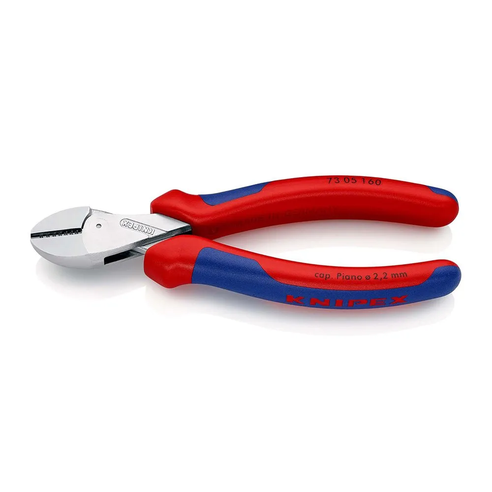 KNIPEX Kompaktne kose sečice X-Cut® hromirane 160mm blister pakovanje – 73 05 160 SB