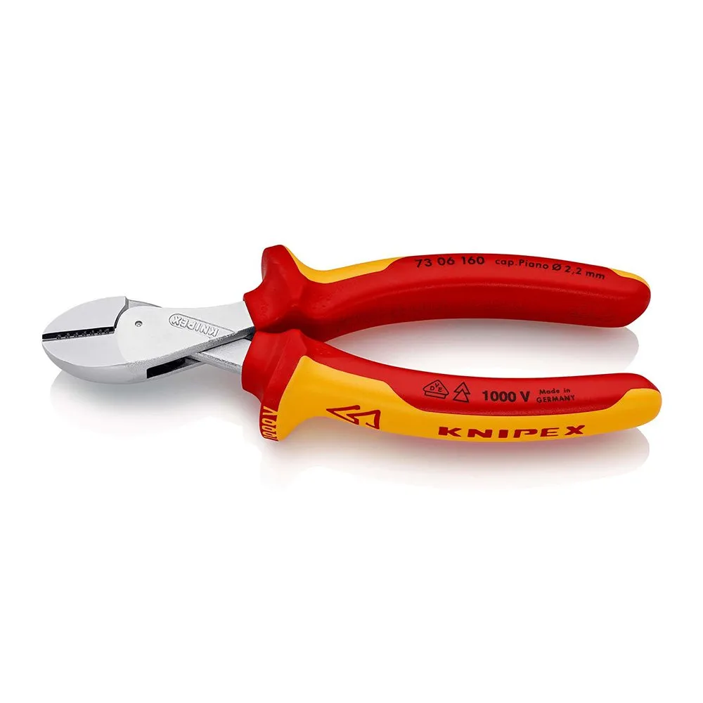 KNIPEX Kompaktne kose sečice X-Cut® 1000V VDE 160mm blister pakovanje – 73 06 160 SB