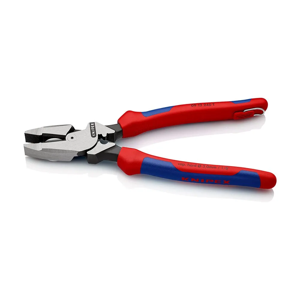 KNIPEX Kombinovana klešta za kablove ‘Lineman’ 240mm sa mogućnošću kačenja – 09 12 240 T