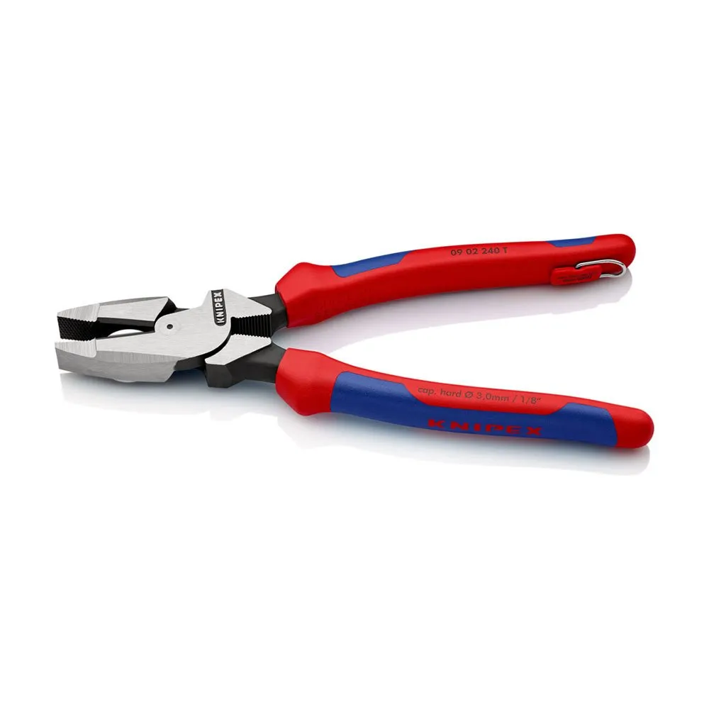 KNIPEX Kombinovana klešta za kablove ‘Lineman’ 240mm sa mogućnošću kačenja – 09 02 240 T