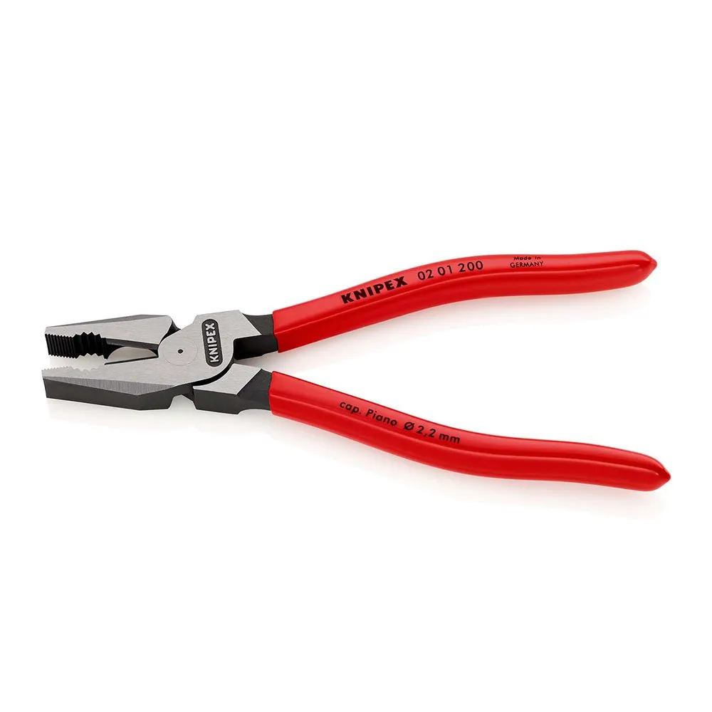 KNIPEX Kombinovana klešta ojačana 200mm blister pakovanje – 02 01 200 SB