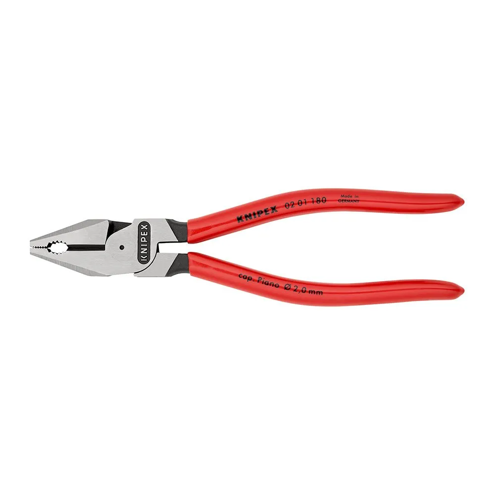 KNIPEX Kombinovana klešta ojačana 180mm blister pakovanje – 02 01 180 SB