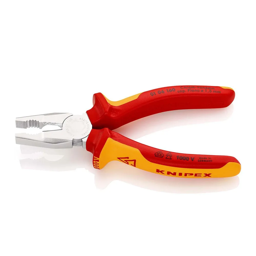 KNIPEX Kombinovana klešta izolovana 160mm – 01 06 160