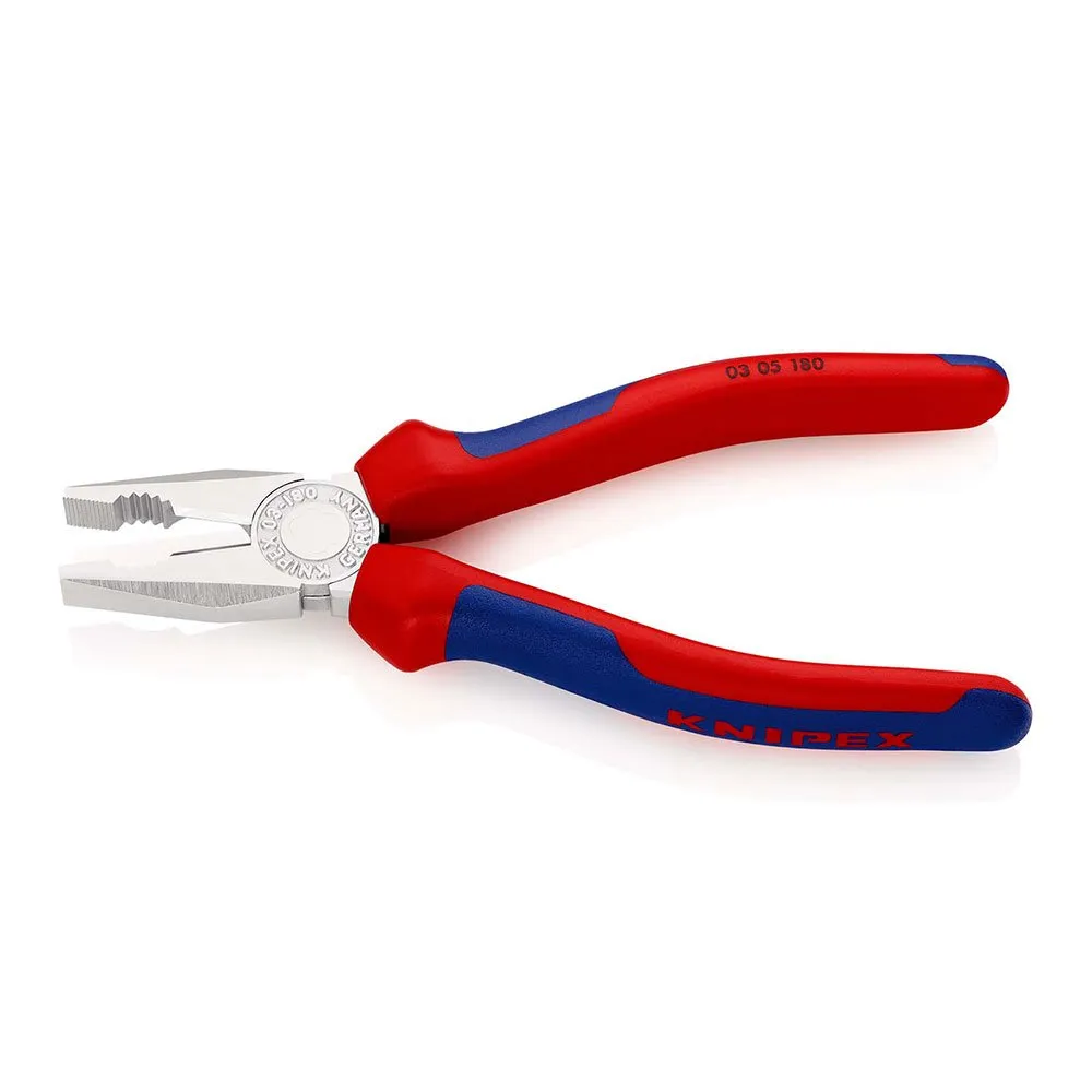 KNIPEX Kombinovana klešta hromirana 180mm blister pakovanje – 03 05 180 SB