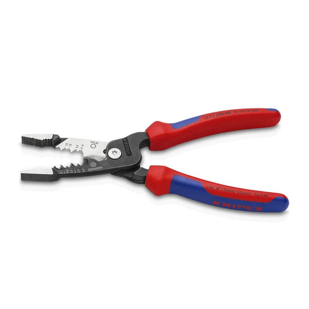 KNIPEX Kombinovana električarska klešta za skidanje izolacije 200mm – 13 72 200 ME