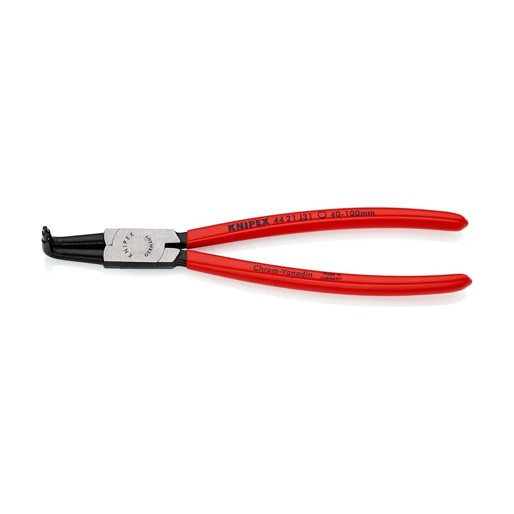 KNIPEX Klešta za unutrašnje sigurnosne prstenove kriva 215mm – 44 21 J31