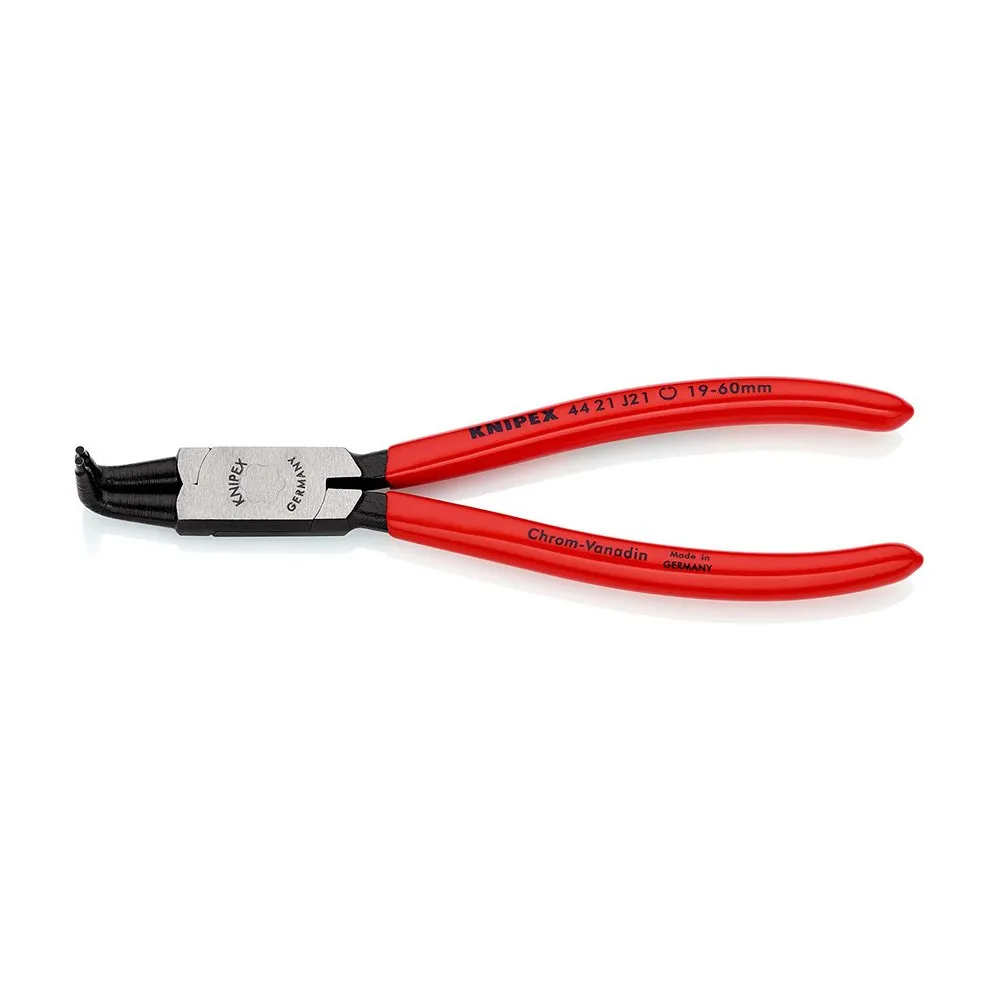 KNIPEX Klešta za unutrašnje sigurnosne prstenove kriva 170mm – 44 21 J21