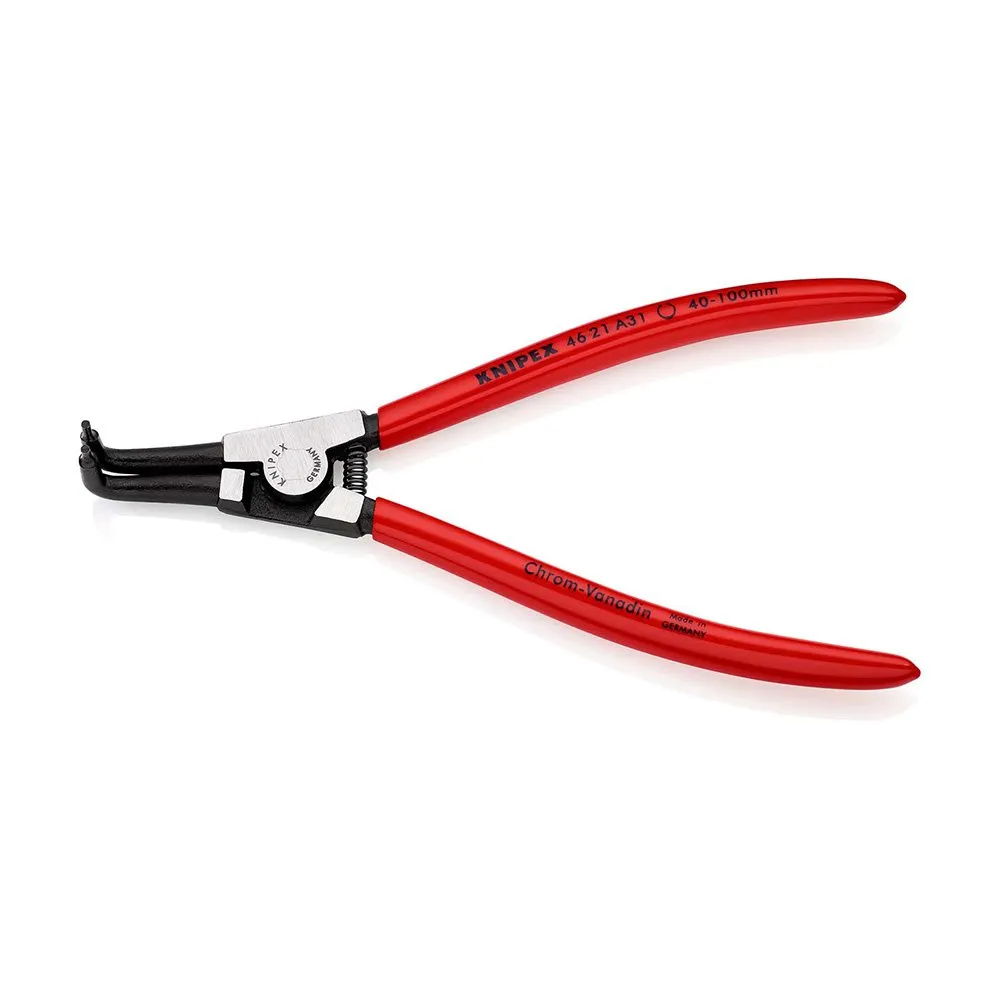 KNIPEX Klešta za spoljašnje sigurnosne prstenove kriva 200mm – 46 21 A31