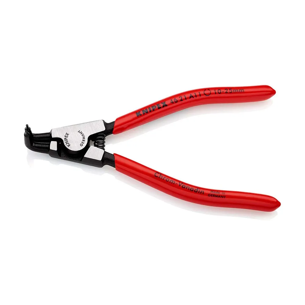 KNIPEX Klešta za spoljašnje sigurnosne prstenove kriva 125mm blister pakovanje – 46 21 A11 SB