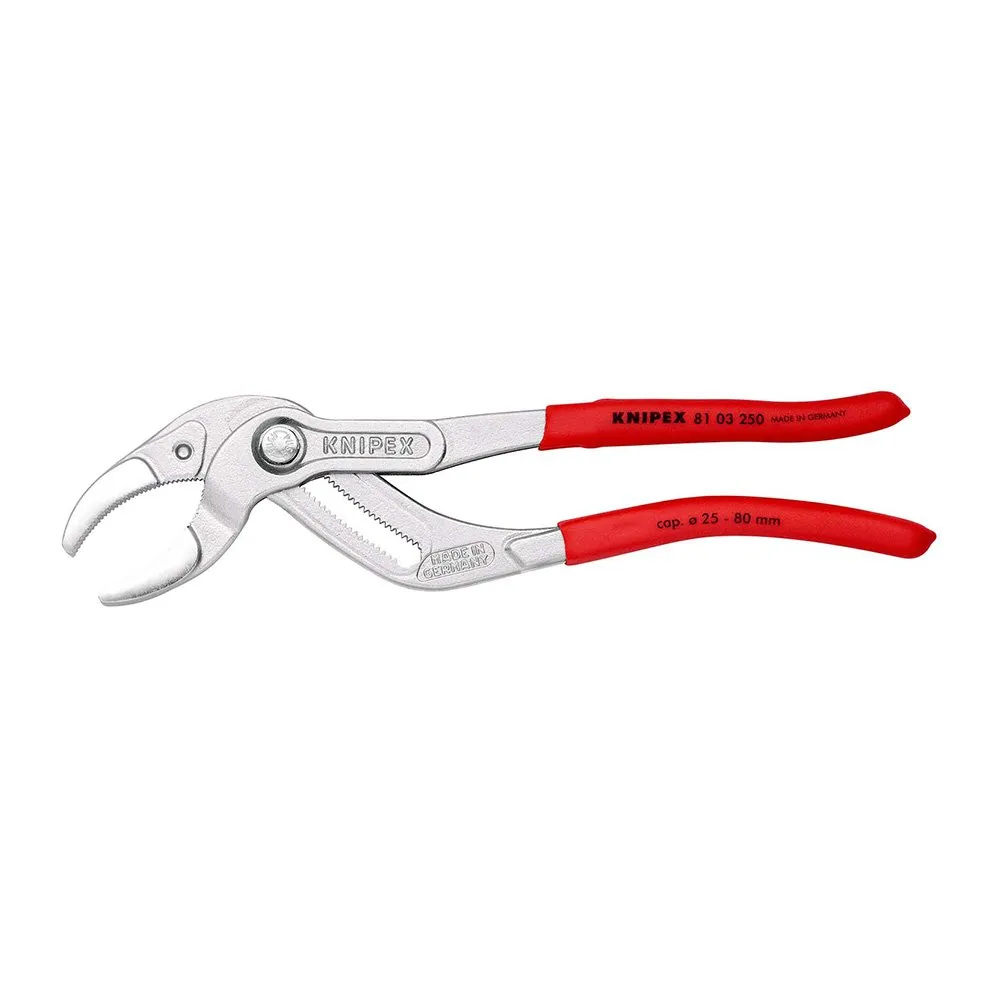 KNIPEX Klešta za sifone i konektore 250mm blister pakovanje – 81 03 250 SB