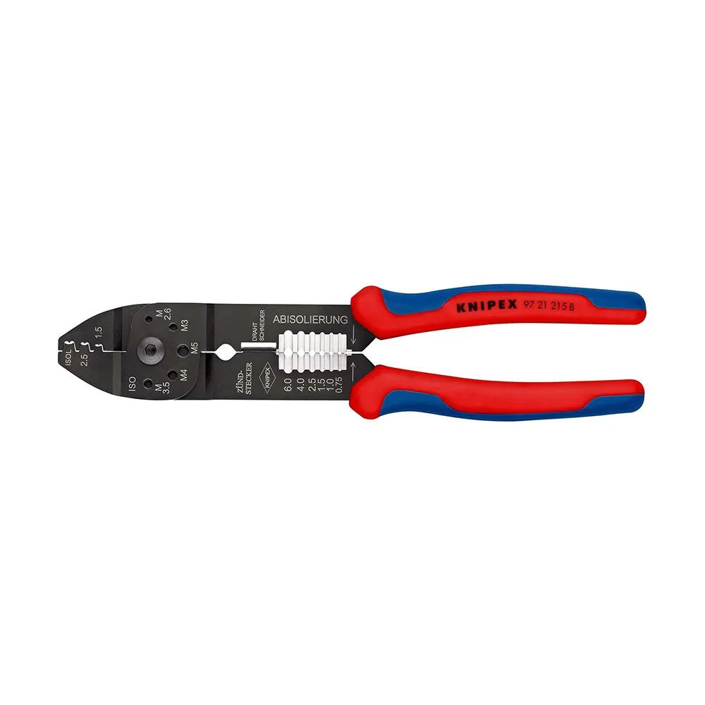 KNIPEX Klešta za neizolovane otvorene konektore 230mm blister pakovanje – 97 21 215 B SB