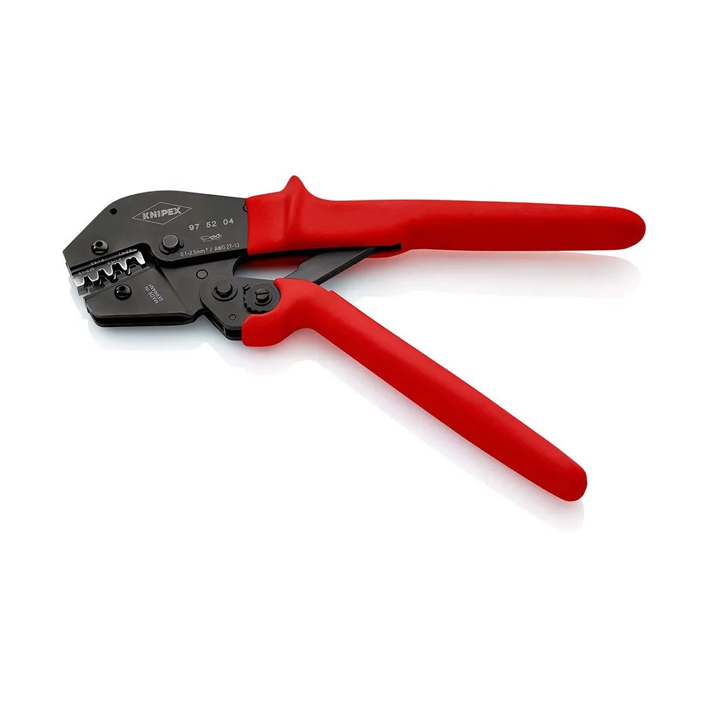 KNIPEX Klešta za krimpovanje za neizolovane otvorene konektore 0.1 – 2.5mm² – 97 52 04