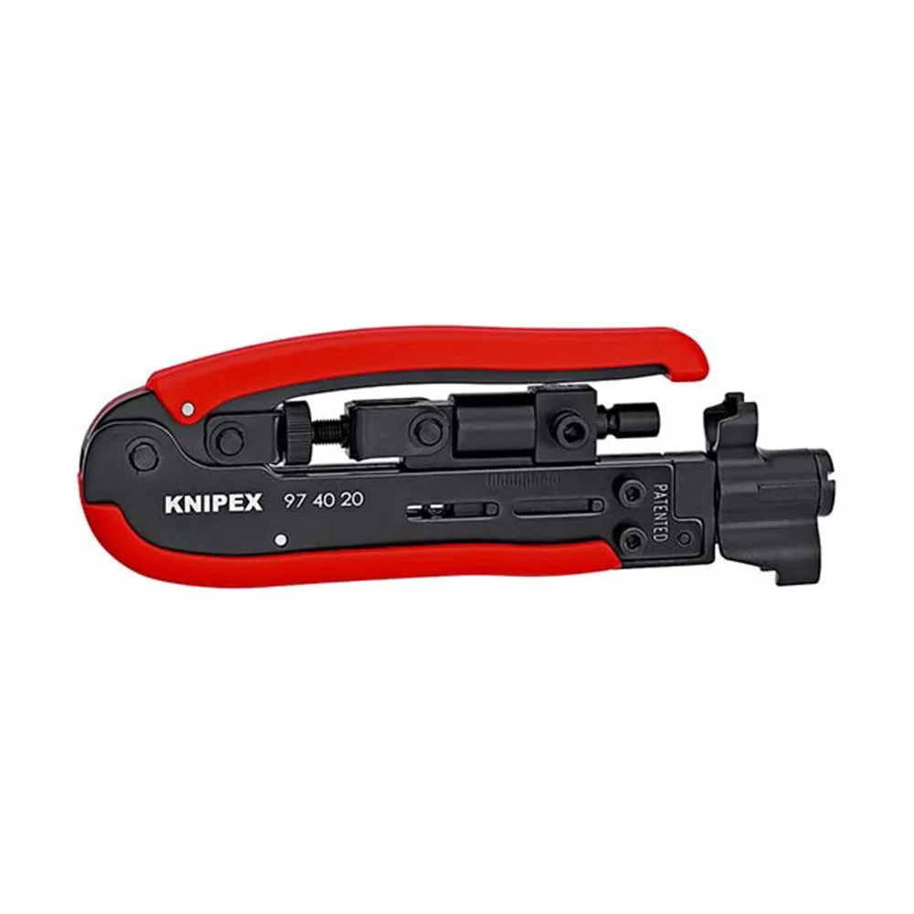 KNIPEX Klešta za krimpovanje za F / BNC / RCA konektore – 97 40 20 SB