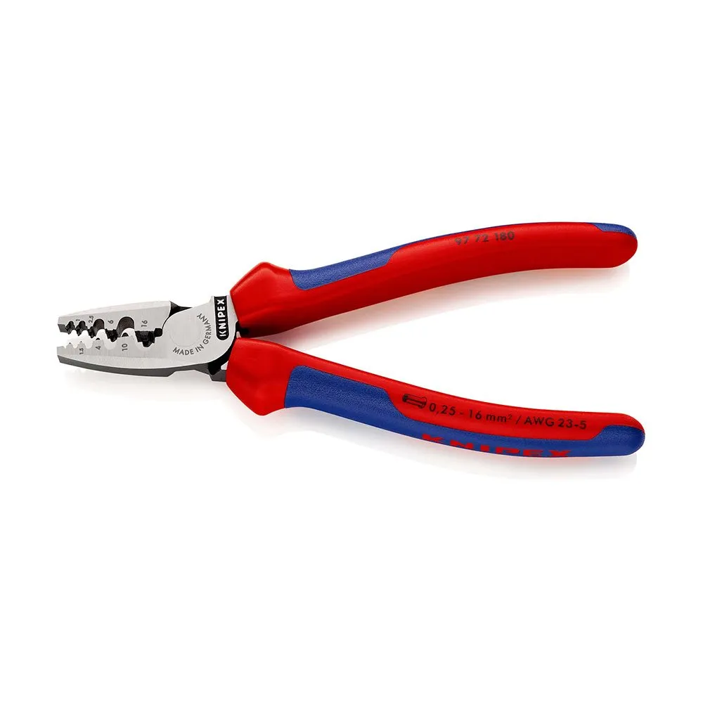 KNIPEX Klešta za krimpovanje hilzni (kablovskih završetaka) 180mm – 97 72 180