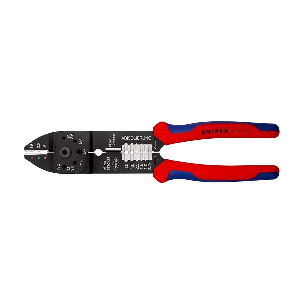 KNIPEX Klešta za izolovane konektore 230mm blister pakovanje – 97 21 215 SB