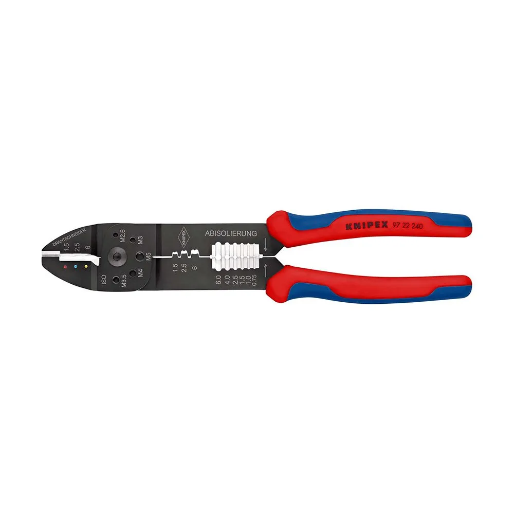 KNIPEX Klešta za izolovane i neizolovane konektore 240mm u blister pakovanju – 97 22 240 SB