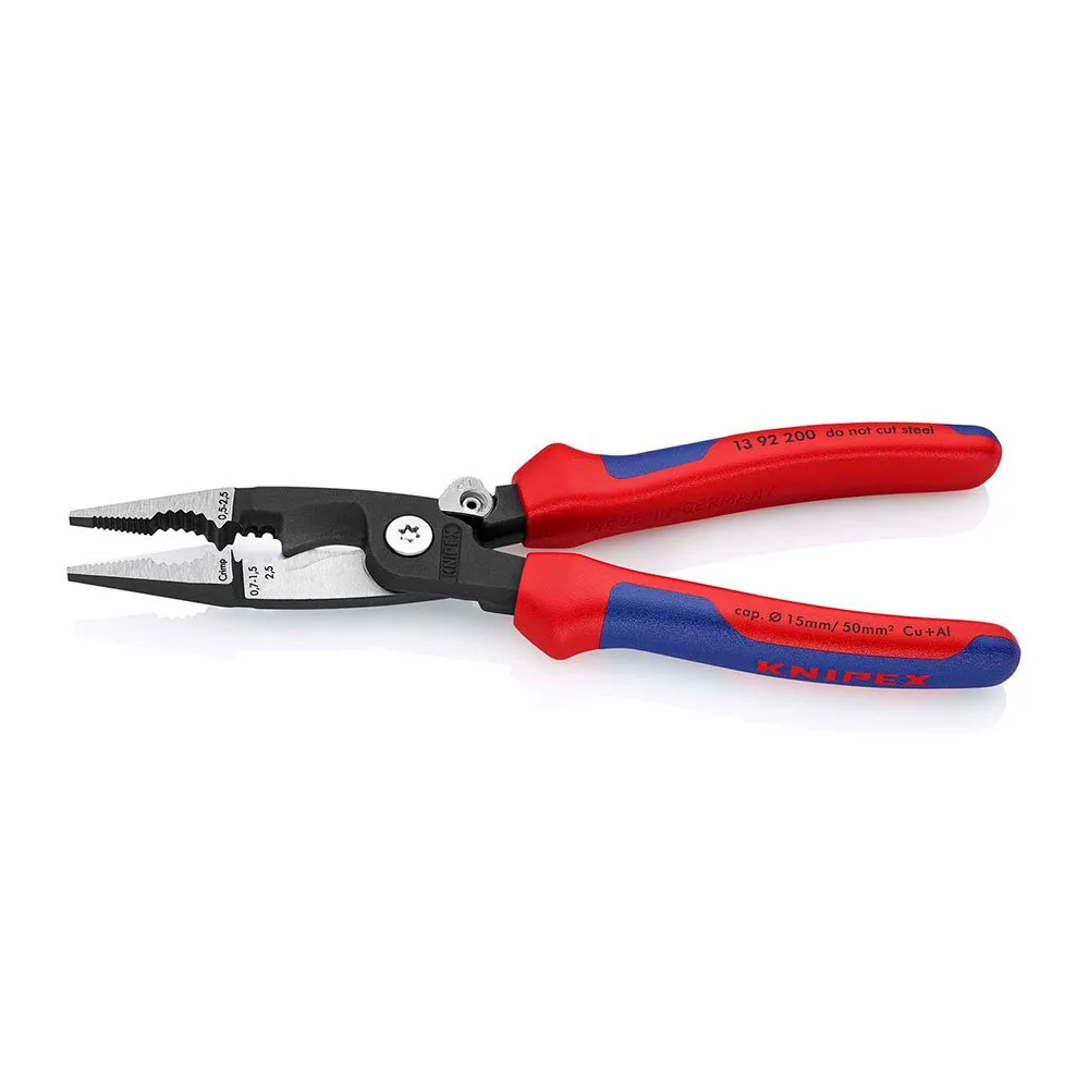 KNIPEX Klešta za električne instalacije 200mm blister pakovanje – 13 92 200 SB