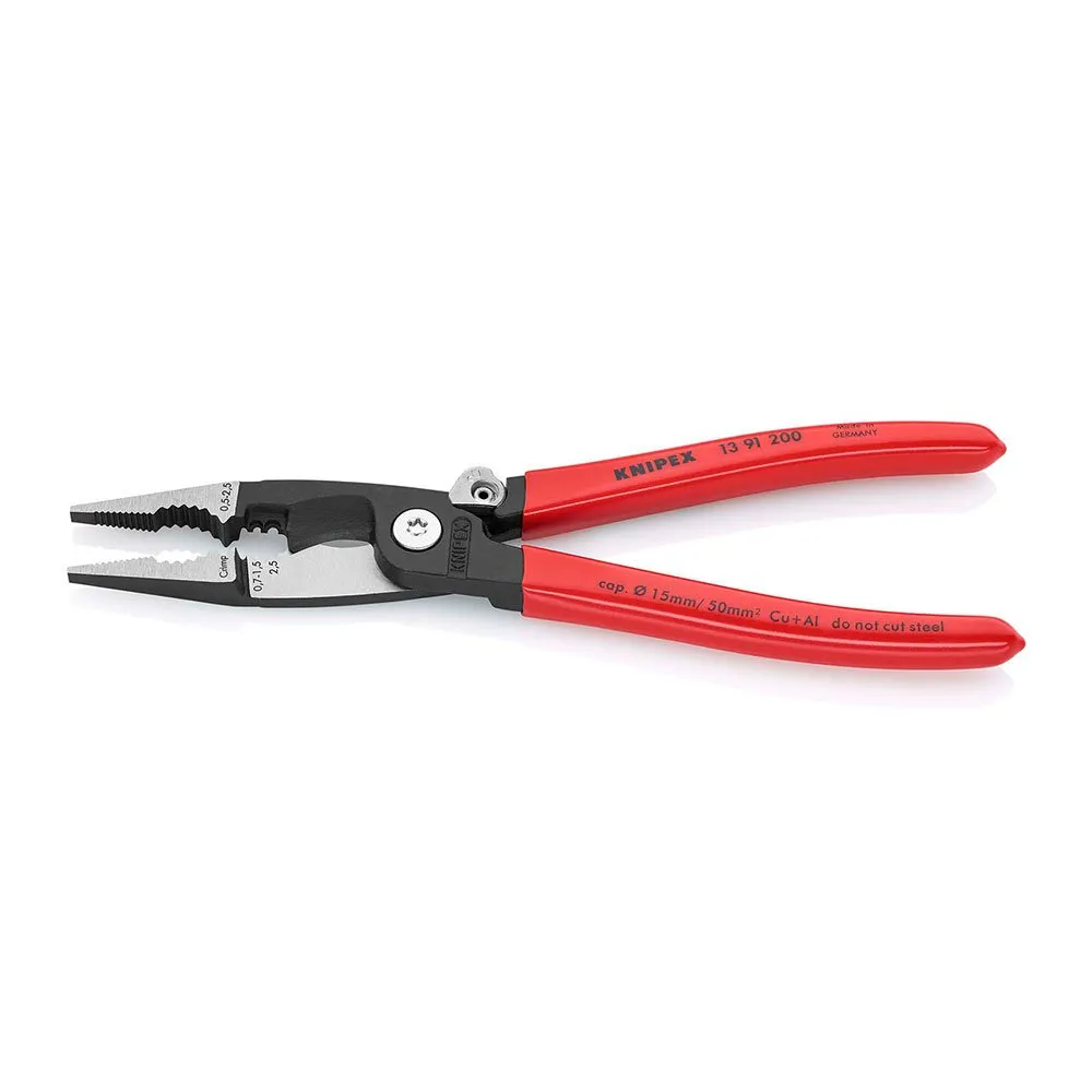 KNIPEX Klešta za električne instalacije 200mm blister pakovanje – 13 91 200 SB