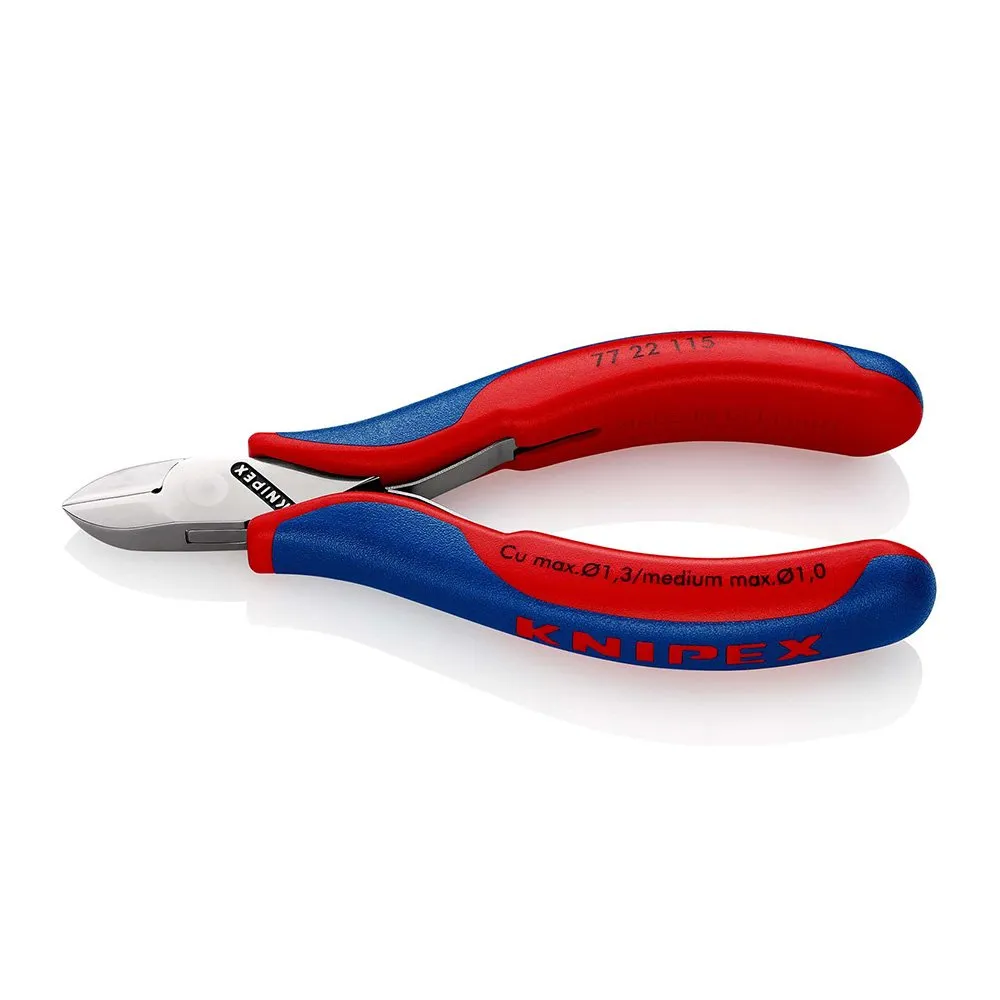 KNIPEX Klešta za bočno sečenje za elektroniku 115mm blister pakovanje – 77 22 115 SB