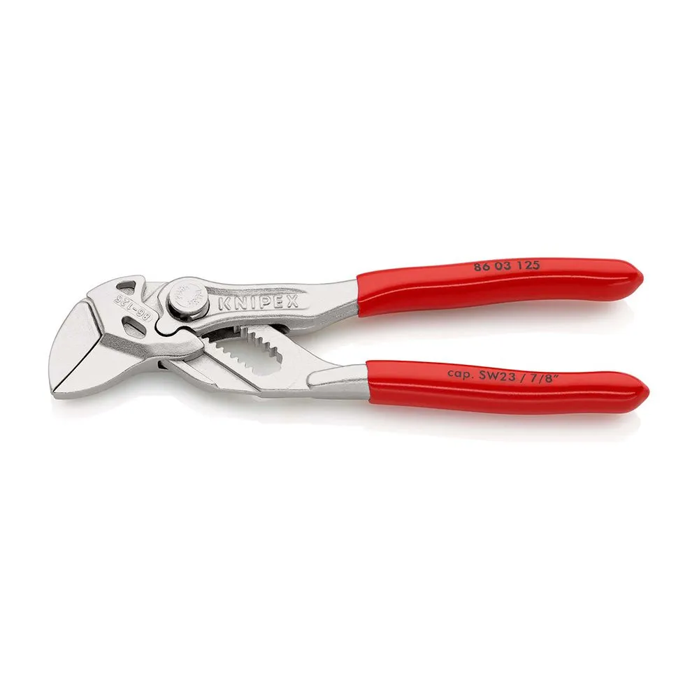 KNIPEX Klešta ključ hromirana 125mm blister pakovanje – 86 03 125 SB