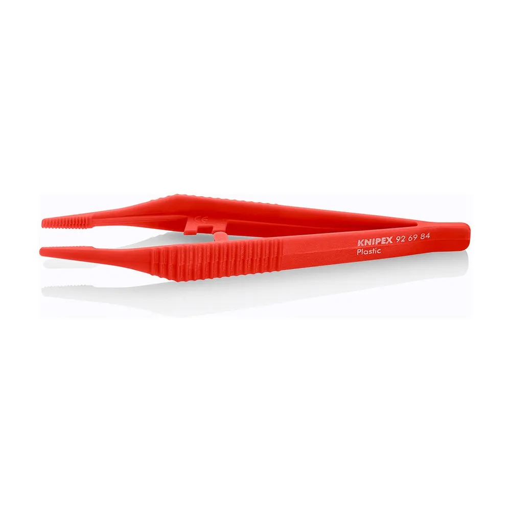 KNIPEX Jednokratna plastična pinceta – crvena 130mm – 92 69 84