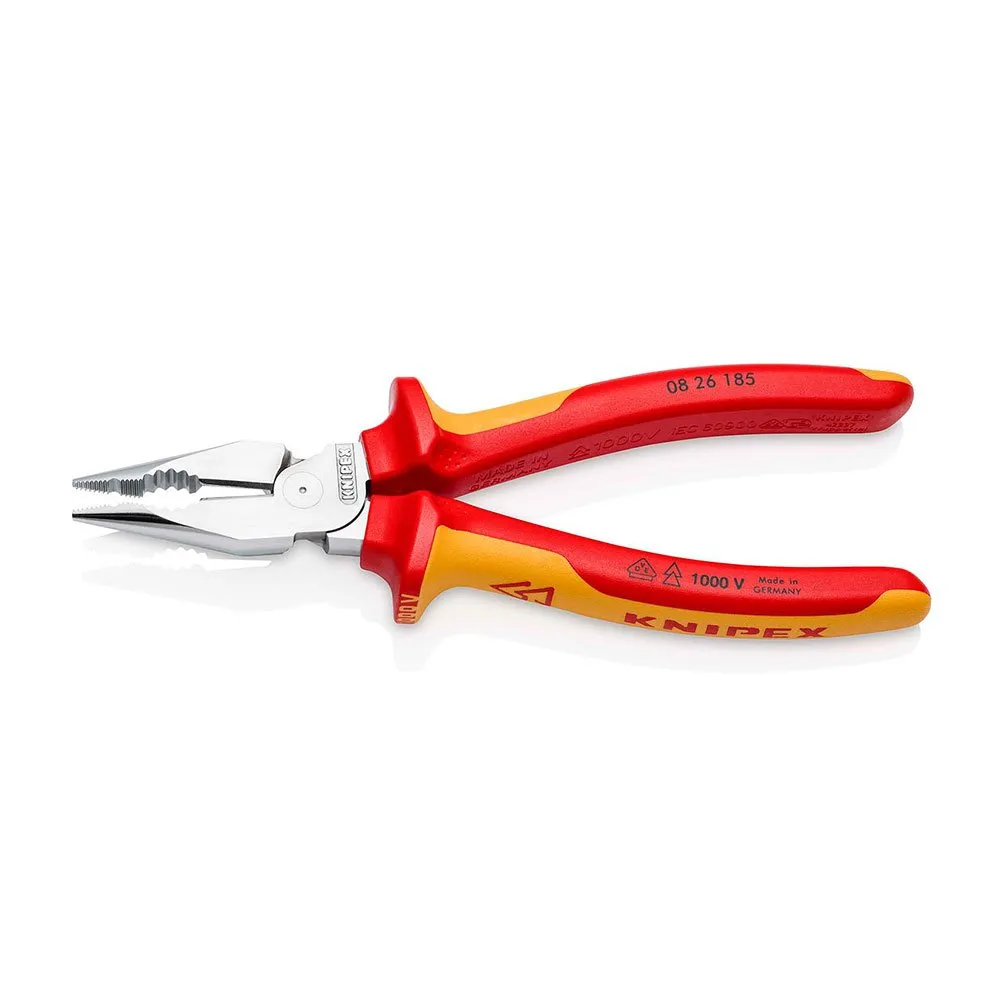 KNIPEX Izolovana kombinovana špic klešta 1000V VDE 185mm blister pakovanje – 08 26 185 SB