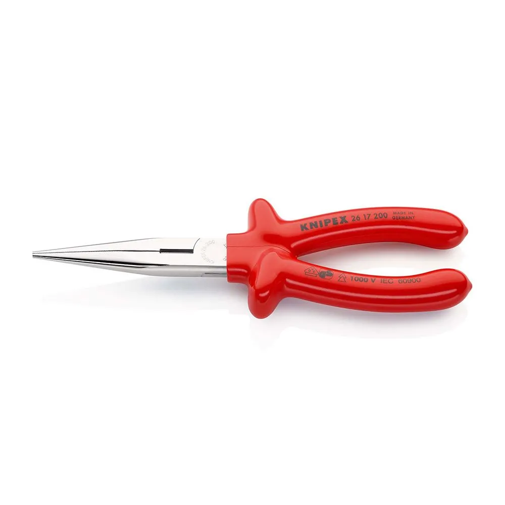 KNIPEX Izolovana klešta špic prava 200mm – 26 17 200