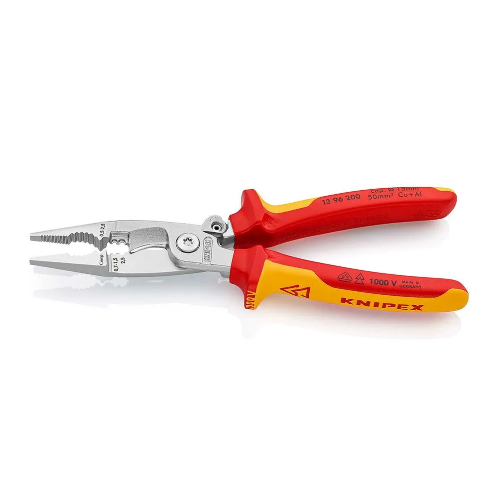 KNIPEX Električarska klešta sa 6 funkcija 1000V VDE 200mm blister pakovanje – 13 96 200 SB