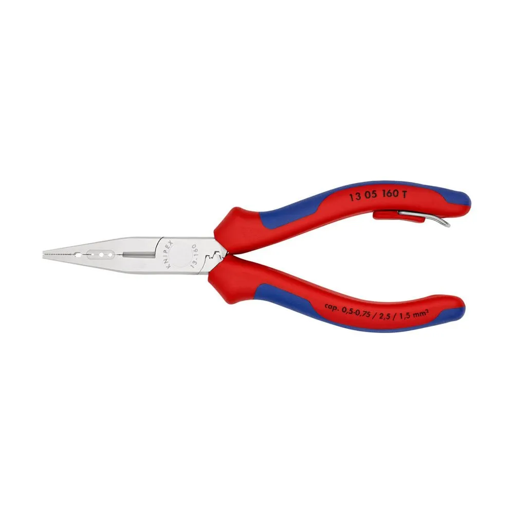 KNIPEX Električarska klešta hromirana 4-u-1 160mm mogućnost kačenja – 13 05 160 T