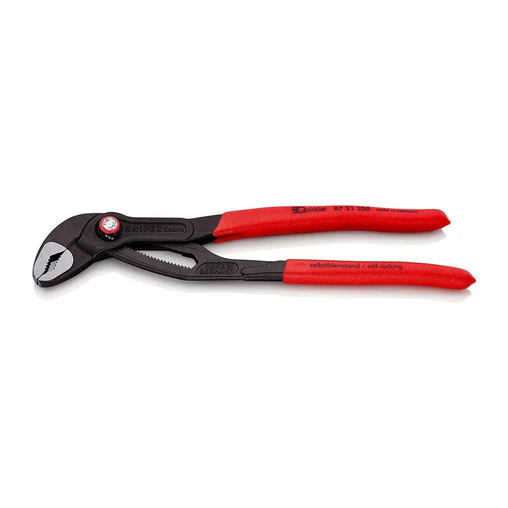 KNIPEX Cobra® QuickSet cevna klešta 250mm blister pakovanje – 87 21 250 SB