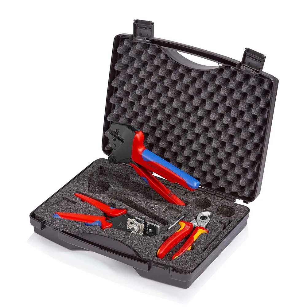 KNIPEX 3-delni set alata za fotovoltaiku 4 / 6 / 10 mm² – 97 91 03