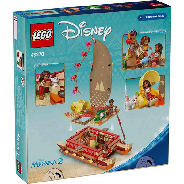 LEGO Disney Princess Moanas Adventure Canoe LE43270