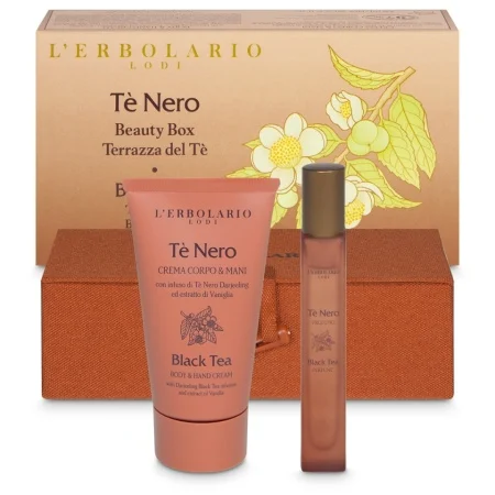 L' ERBOLARIO Black Tea Set Parfem 10ml i krema za telo i ruke 75ml