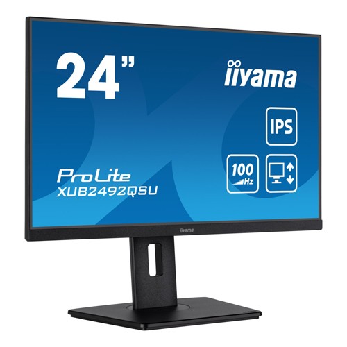 Iiyama 23.8″ ProLite QHD IPS 100Hz Monitor XUB2492QSU-B1