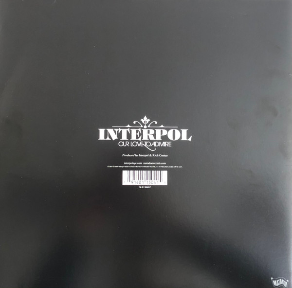 INTERPOL Our Love To Admire 2LP