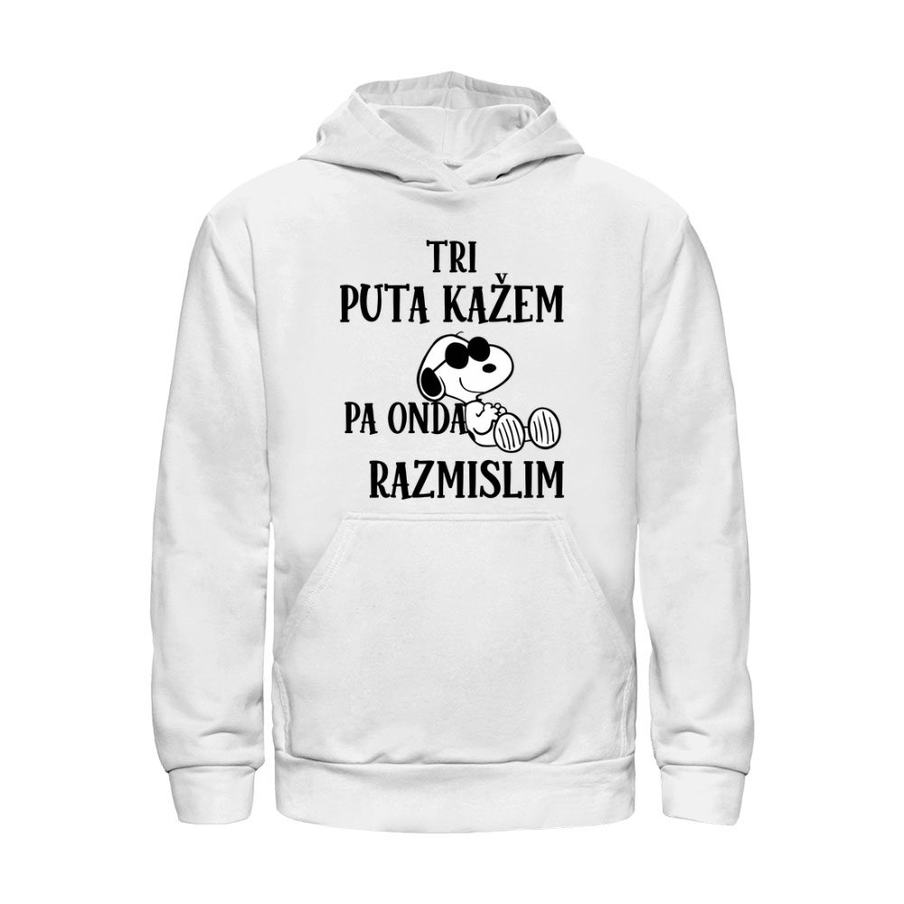 Tri puta kažem pa onda razmislim Snupi