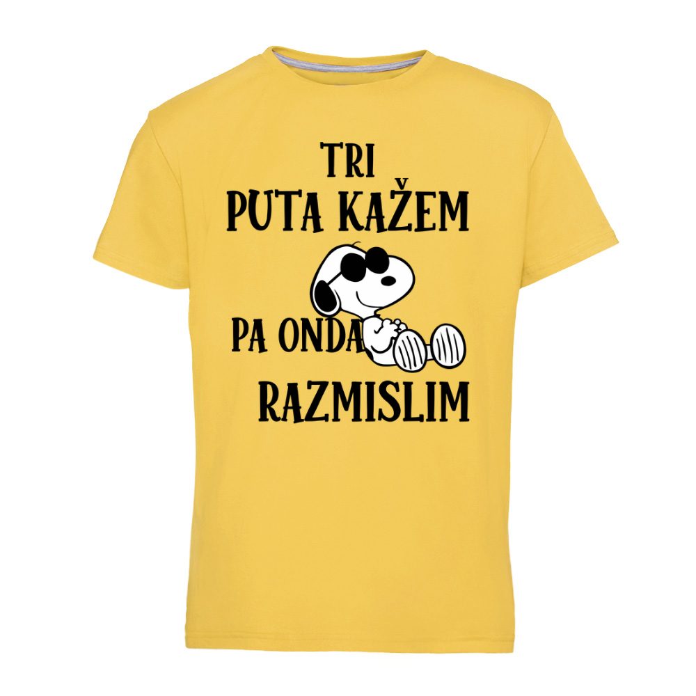 Tri puta kažem pa onda razmislim Snupi